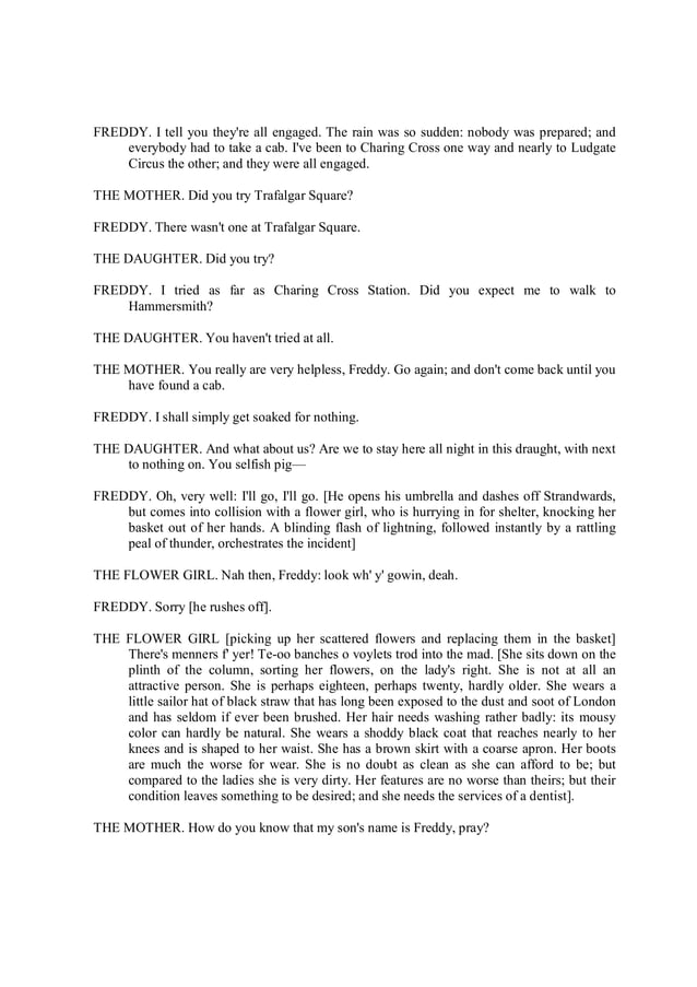 Pygmalion by george_bernard_shaw | PDF