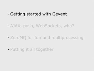 Real-Time Python Web: Gevent and Socket.io | Web Development | Internet