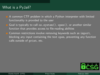 Py jail talk | PPT