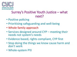 Positive Youth Justice | PPT