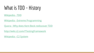 Tdd is not about testing (C++ version) | PPTX