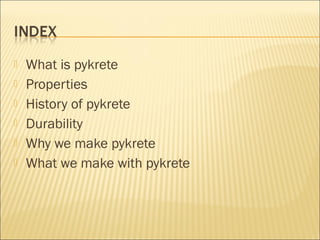 Pykrete j.j. | PPT