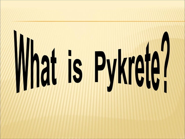 Pykrete j.j. | PPT