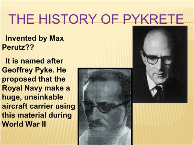 Pykrete j.j. | PPT