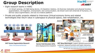 HARC: Human Augmentation Research Center | PPTX