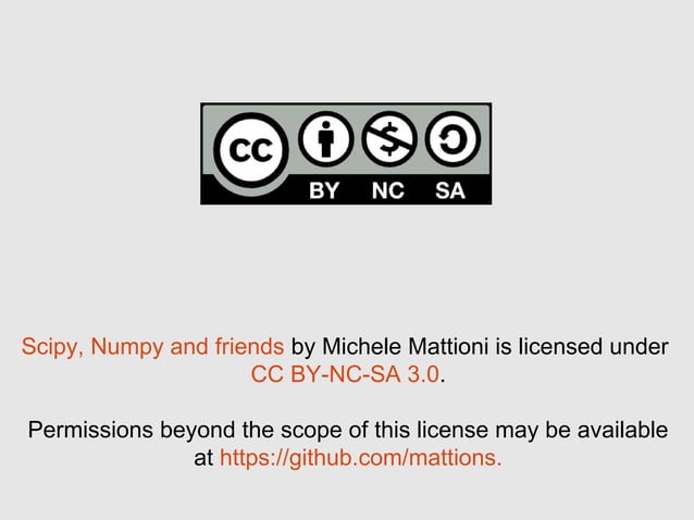 Scipy Numpy And Friends Pdf Technology And Computing
