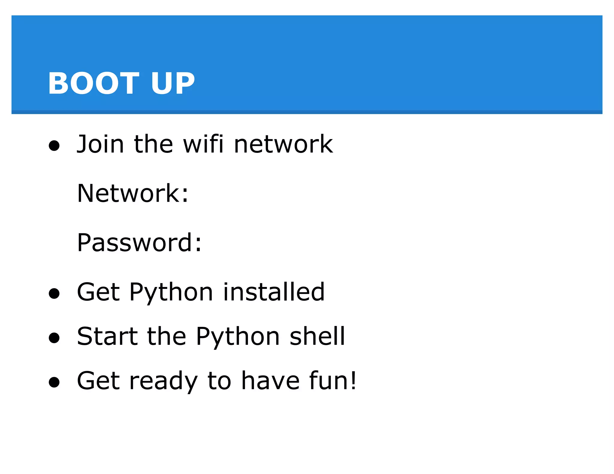 Python! An Introduction | PPT