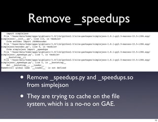 Deploying a Pylons app to Google App Engine | PDF