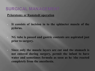 Pyloric stenosis | PPTX