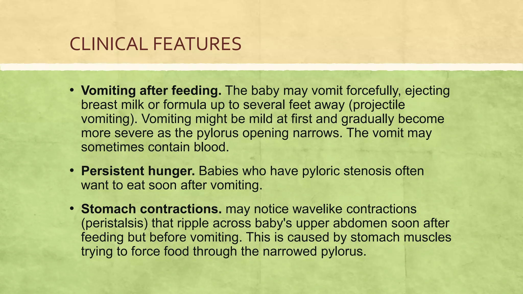 Pyloric stenosis | PPTX