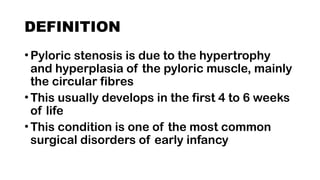 PYLORIC_STENOSIS IN SICK CHILDREN[1].pptx | Digestive Disorders ...
