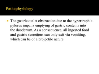 Pyloric stenosis notes | PPTX