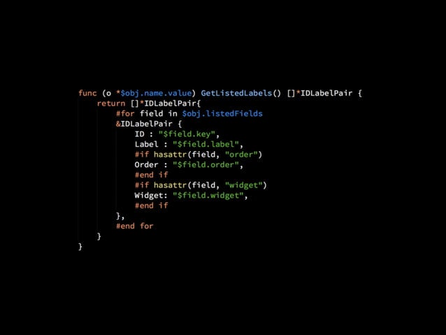 Metaprogramming Go | PPT