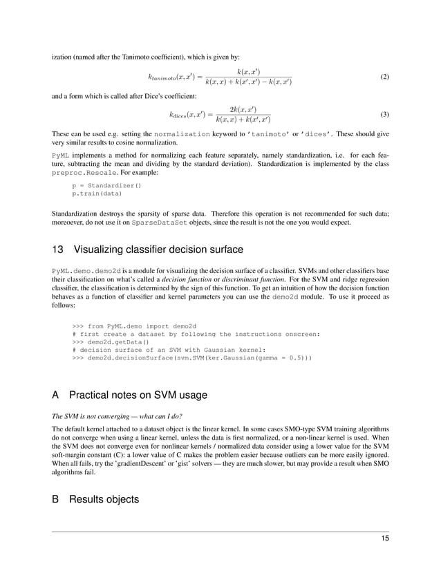 Pyml A Python Machine Learning Package Pdf
