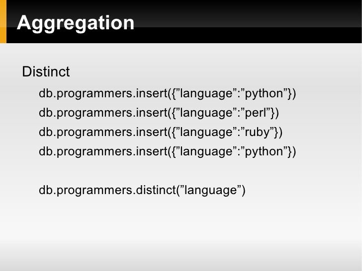 Python And Mongodb