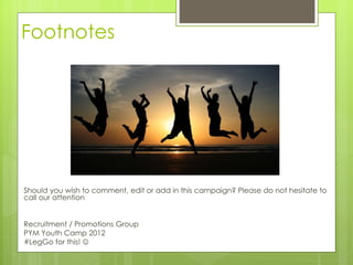 Pym youth camp 2012 | POT