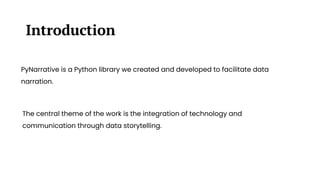 PyNarrative: A Python Library for Data Storytelling | PDF