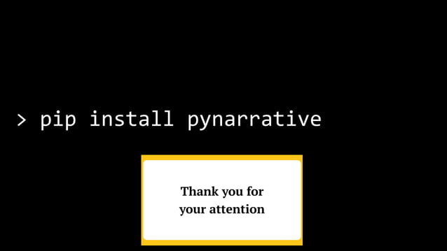 PyNarrative: A Python Library for Data Storytelling | PDF