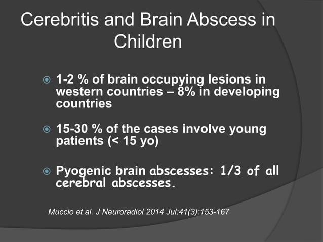 Magnetic resonance features of pyogenic brain abscesses and ...