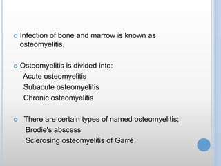 Pyogenic bone and joint infections | PPTX