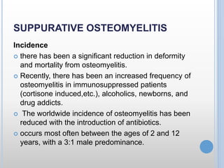 Pyogenic bone and joint infections | PPTX