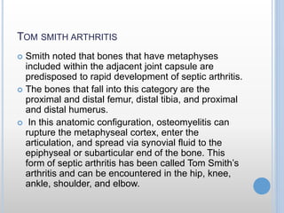 Pyogenic bone and joint infections | PPTX