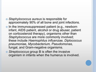 Pyogenic bone and joint infections | PPTX