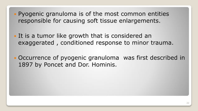 Pyogenic granuloma a case presentation | PPTX | Blood Disorders ...