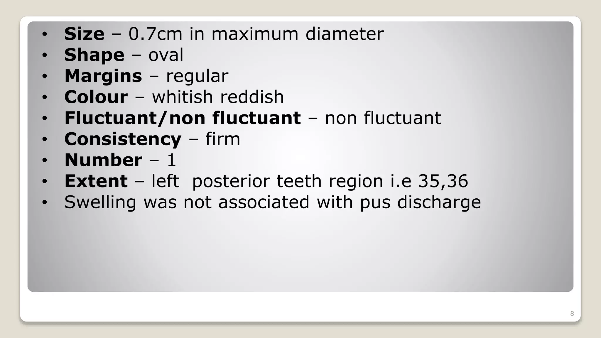Pyogenic granuloma a case presentation | PPTX