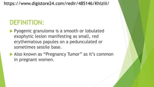 Pyogenic granuloma Presentation | PPTX | Dental Health | Diseases and ...