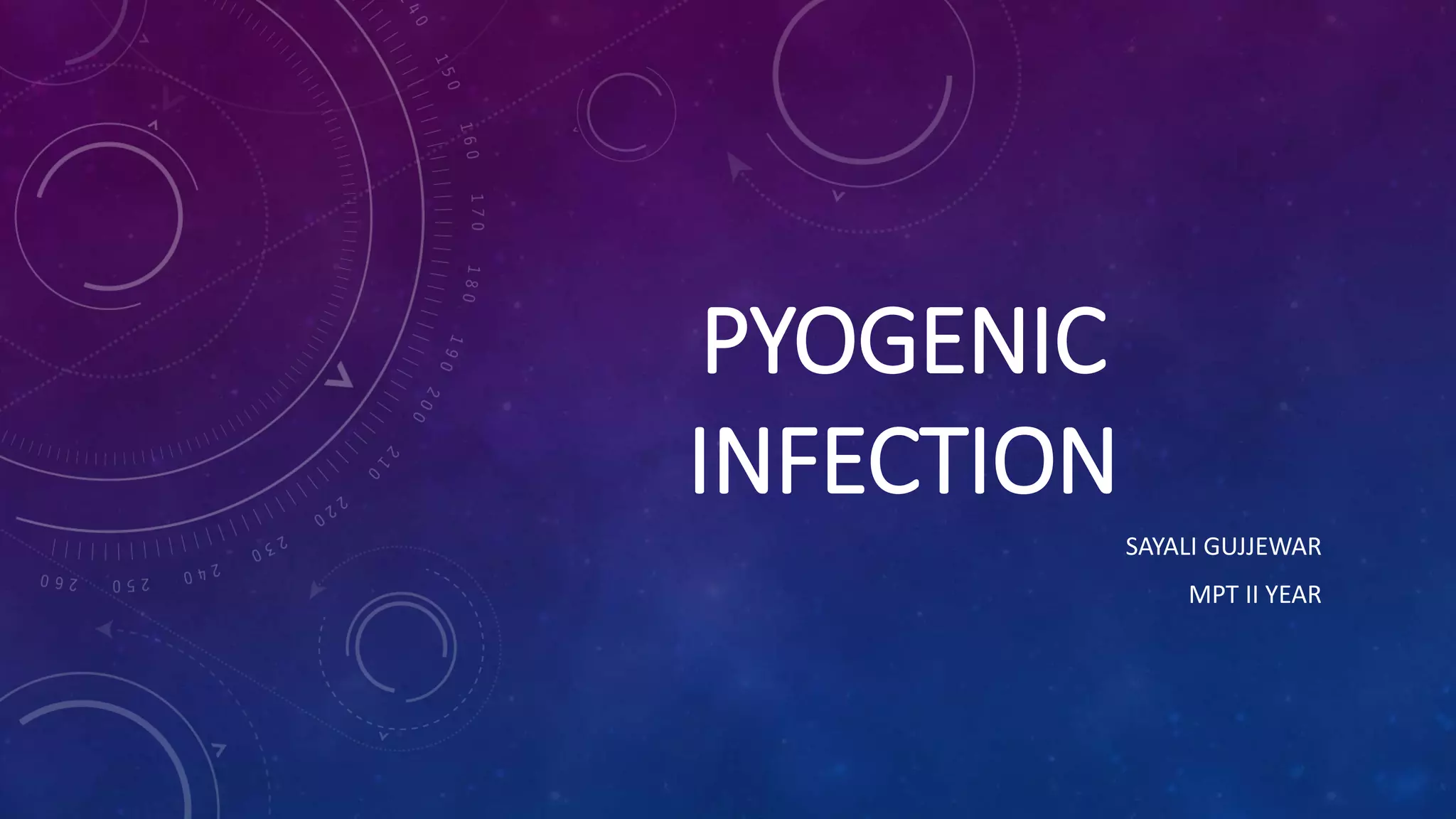 Pyogenic infection | PPTX