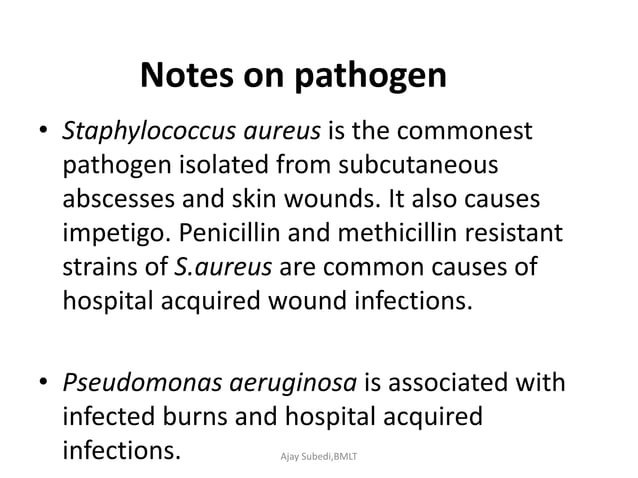 pyogenic infection.pptx | Skin and Dermatology | Diseases and Conditions