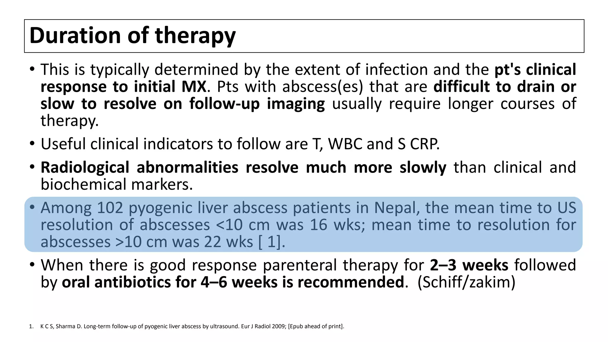 Pyogenic liver abscess | PPTX