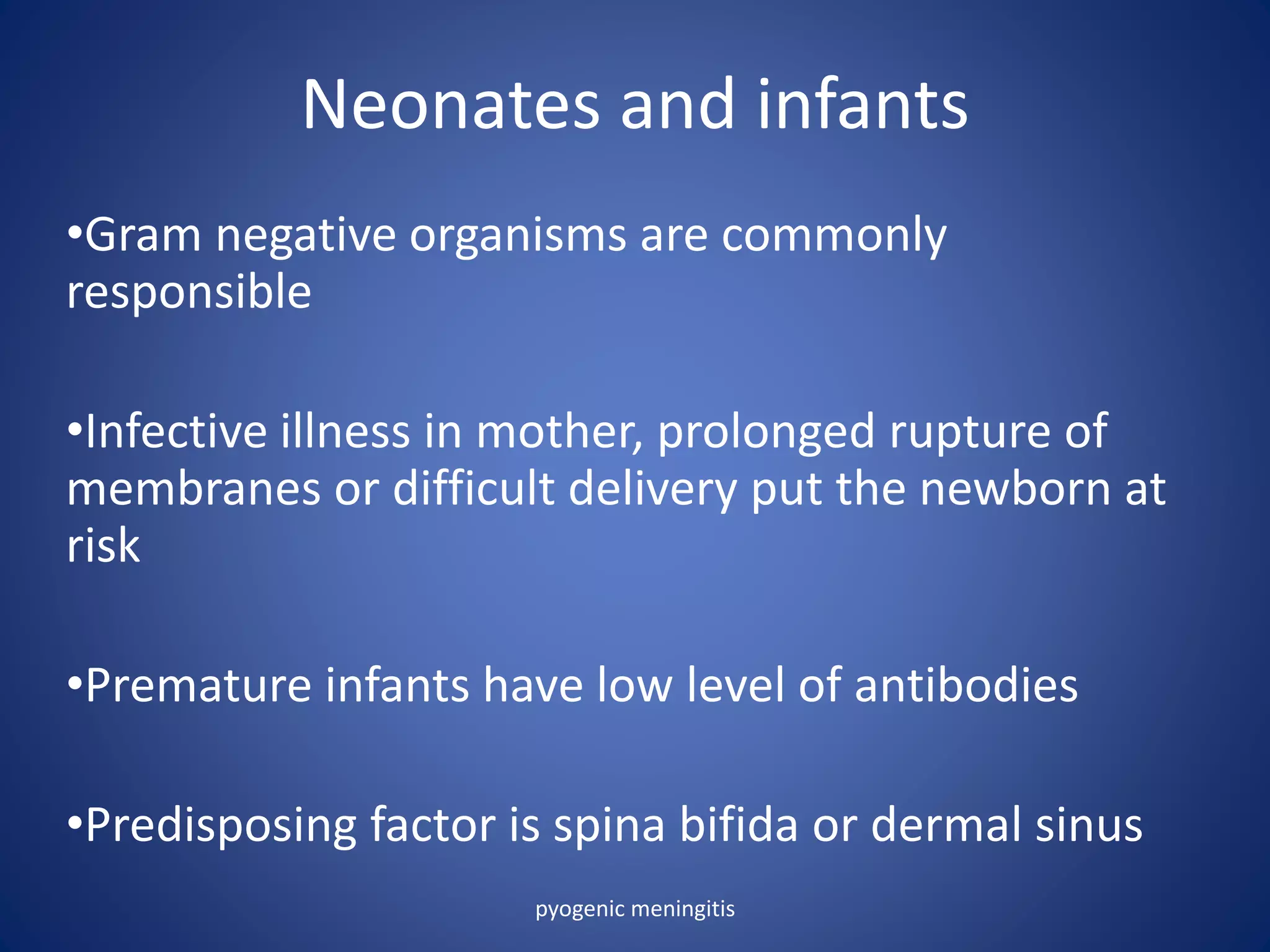 pyogenic meningitis | PPT