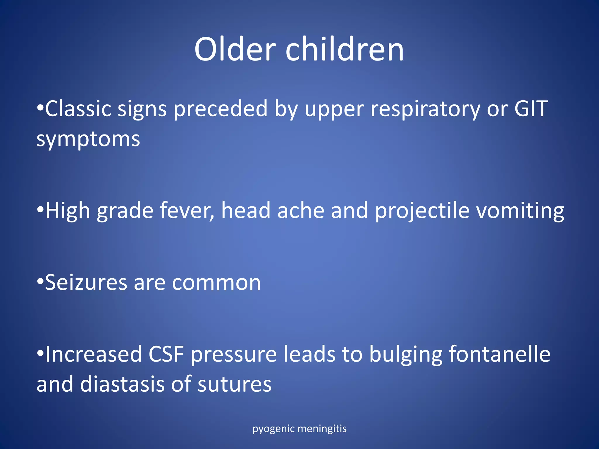 pyogenic meningitis | PPTX