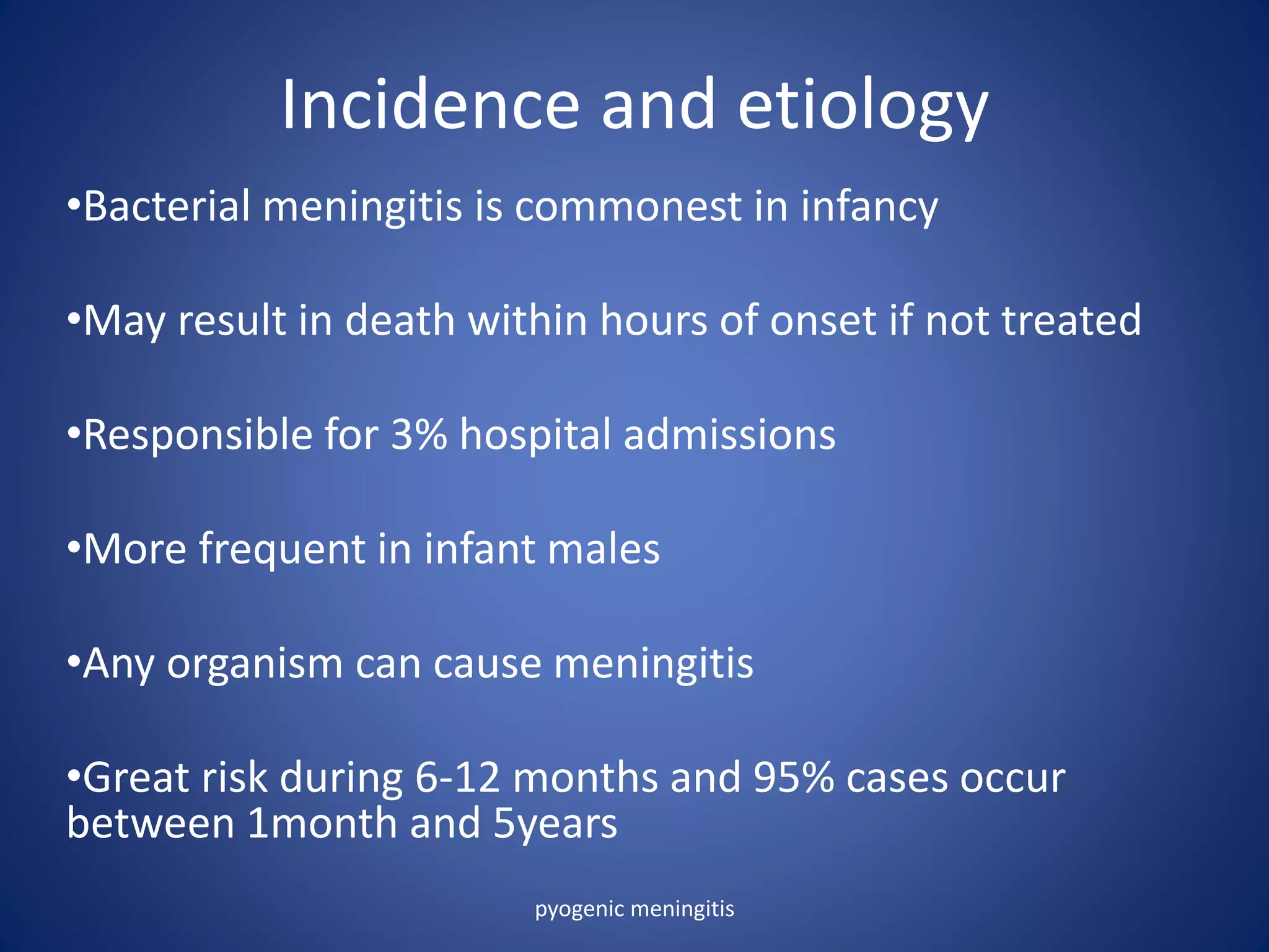 pyogenic meningitis | PPT