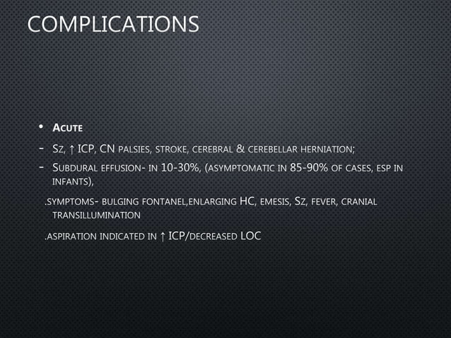 Pyogenic meningitis | PPT