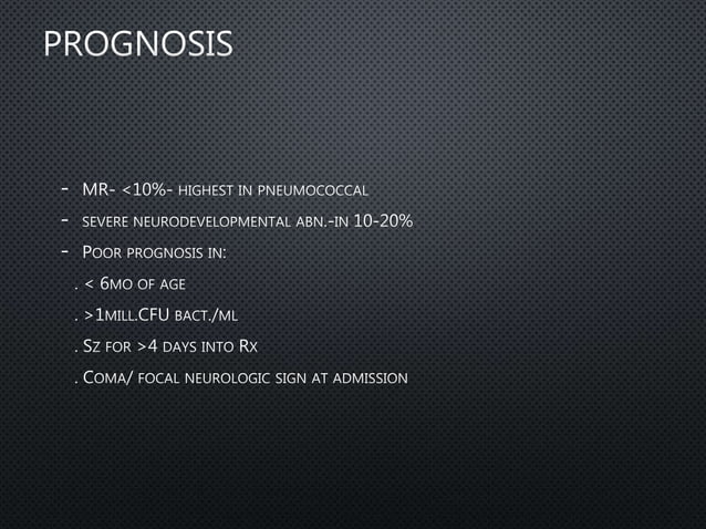 Pyogenic meningitis | PPT