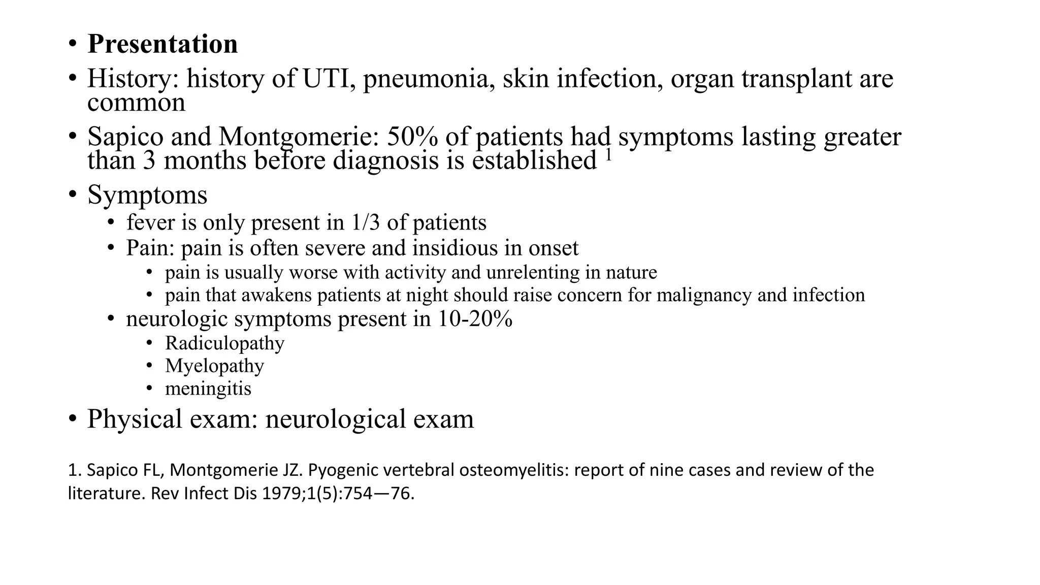 Pyogenic spine infections | PDF