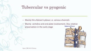 Pyogenic spondylitis cme chitwan 2019 | PPTX