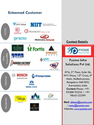 Pyome infra solutions pvt ltd profile | PDF