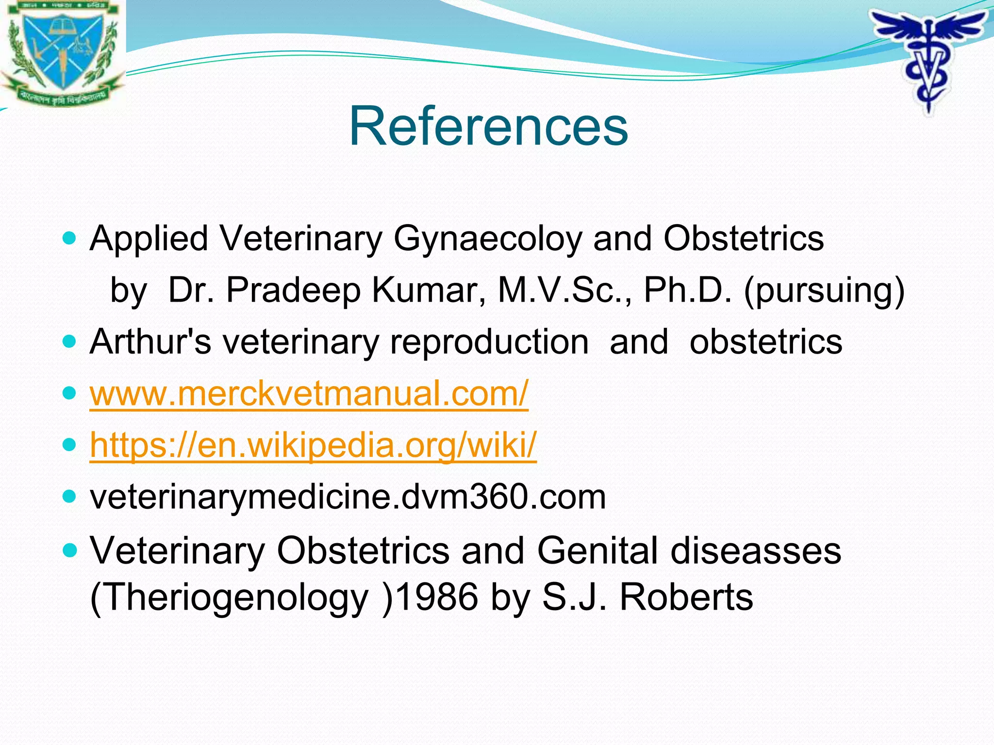 Pyometra in cow | PPTX