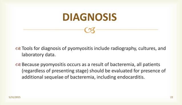 Pyomyositis, 2oo7 E.C. | PPTX | Blood Disorders | Diseases and Conditions