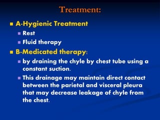 Pyothorax and chylothorax | PDF