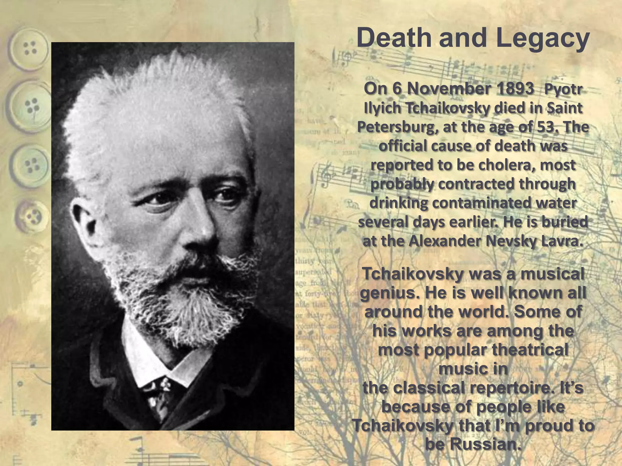 Pyotr ilyich tchaikovsky | PPTX