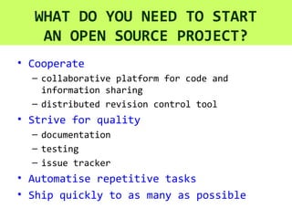 PyOWM - my first open source project | PPT