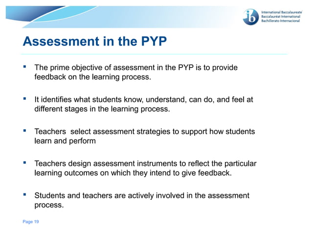 Pyp presentation | PPT
