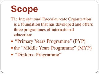 Pyp | PPTX | Professional School | Postgraduate Education