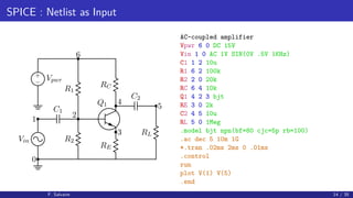 PyParis2017 / Circuit simulation using Python, by Fabrice Salvaire | PDF