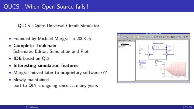 PyParis2017 / Circuit simulation using Python, by Fabrice Salvaire | PDF